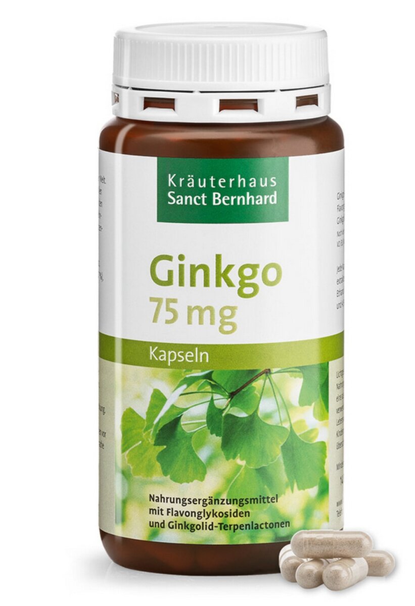 Sanct Bernhard Ginkgo 75 mg 240 Kapseln, 17,50