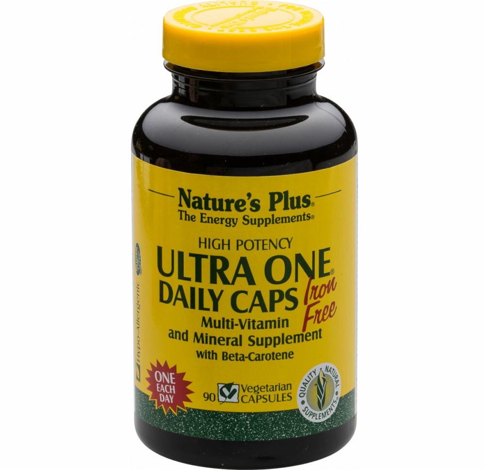 Natures Plus Ultra One Daily Caps Iron Free - 90 Kapseln, 52,97