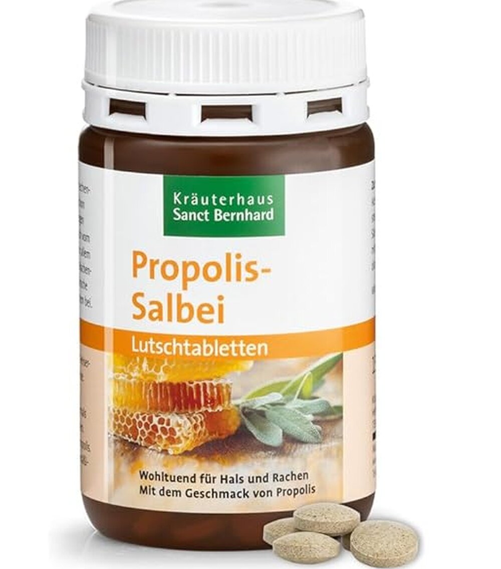 Sanct Bernhard Propolis-Salbei- 150 Lutschtabletten, 7,50