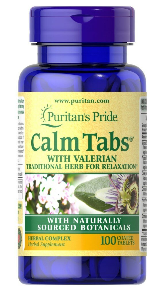 Puritans Pride Calm Tabs - 100 Tabletten, 11,90