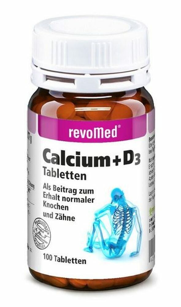 revoMed Calcium + D3 - 100 Tabletten, 8,90