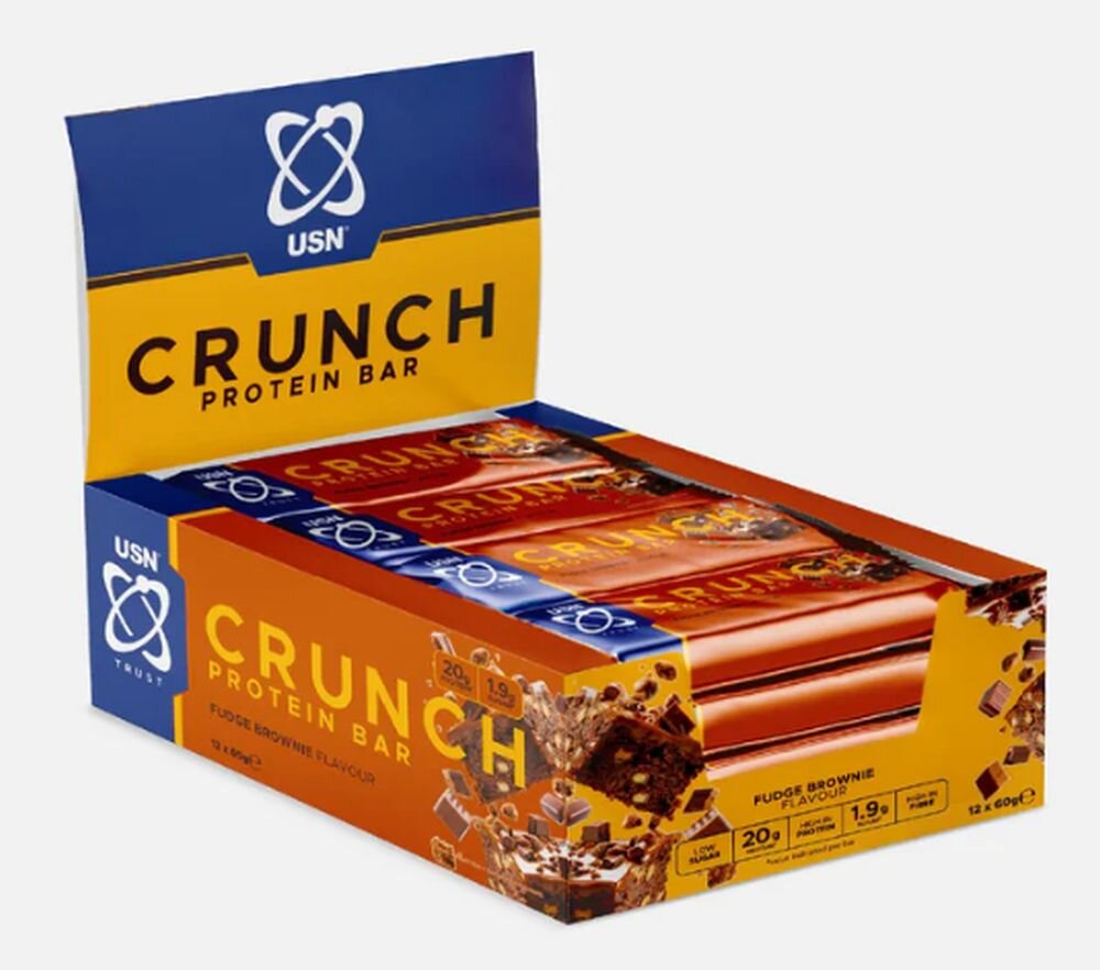 USN Trust Crunch High Protein Bar - 12 Riegel a 60 g, 33,90