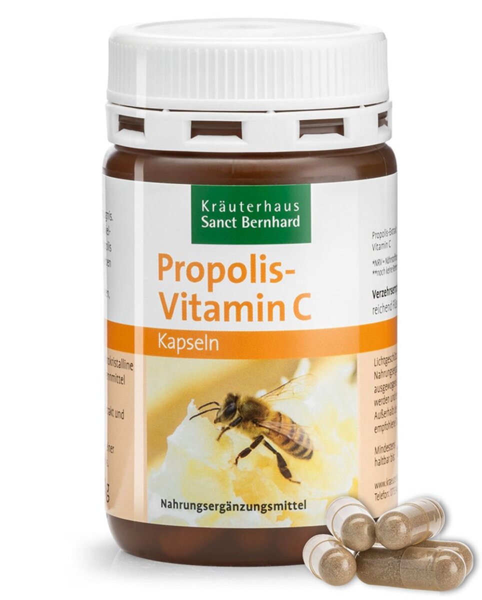 Sanct Bernhard Propolis-Vitamin C - 90 Kapseln, 15,00