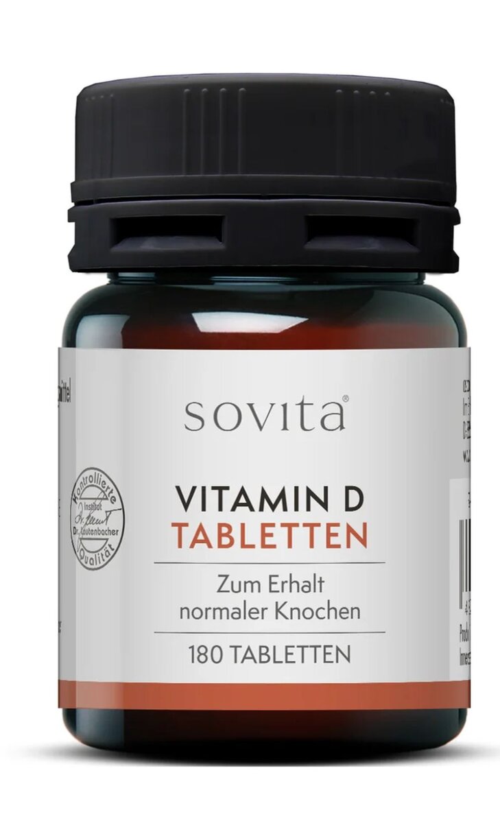 SoVita Vitamin D – 180 Tabletten, 10,90