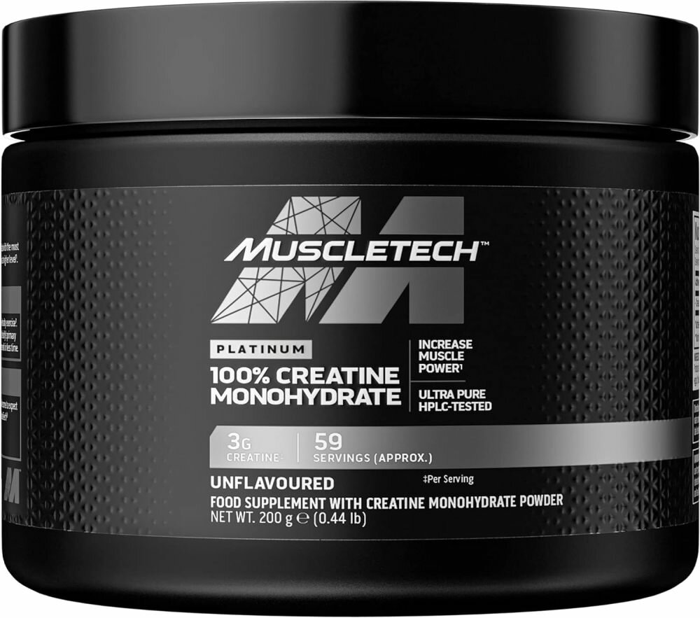 Muscletech Platinum 100% Creatine Monohydrate - 200g, 18,90