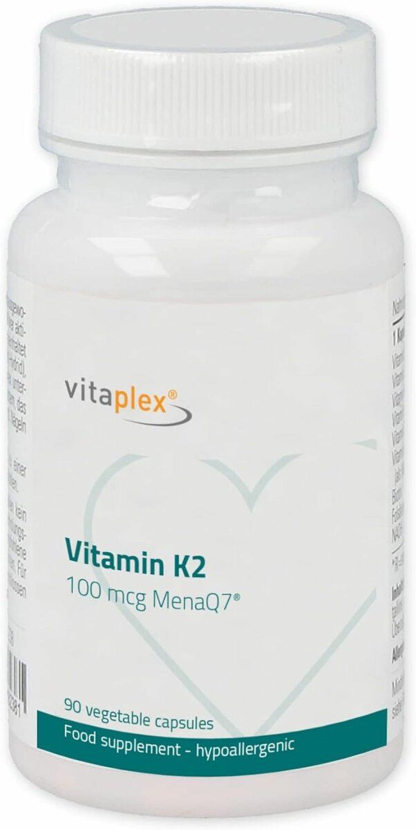Vitaplex Vitamin K2 – 90 veg. Kapseln, 22,89