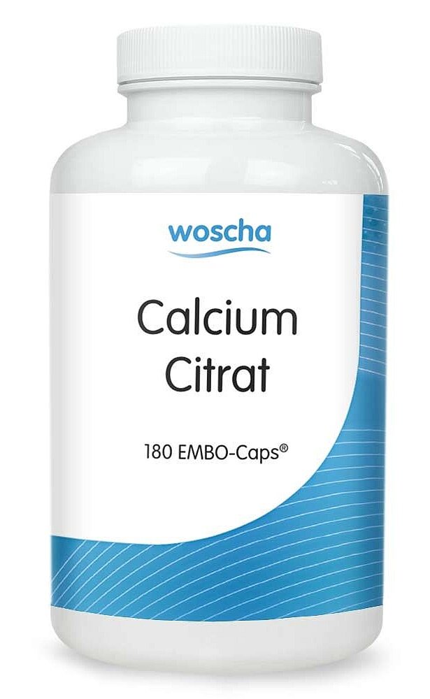 Woscha Calcium Citrat – 180 EMBO-Caps, 25,90