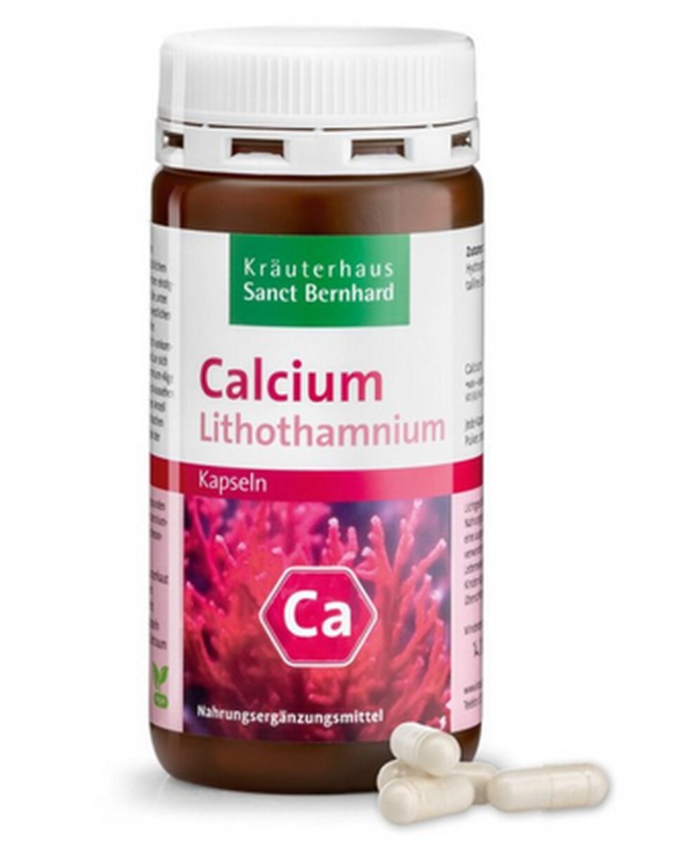 Sanct Bernhard Calcium-Lithothamnium Kapseln - 120 Kapseln, 9,50